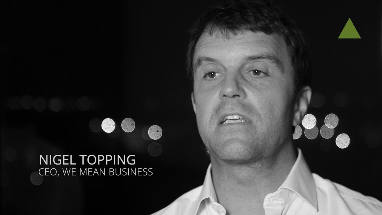 The business risks of climate change - Nigel Topping, CEO, We Mean ...