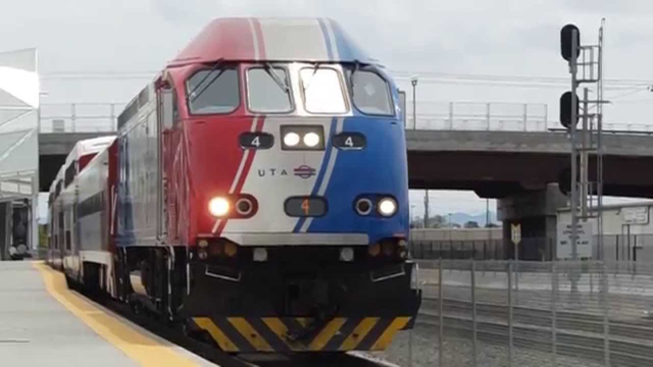 UTA FRONTRUNNER TRAIN 4 UTAH TRANSIT AUTHORITY - YouTube