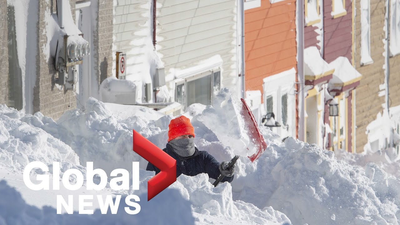 Powerful storms hit eastern and Atlantic Canada, U.S. - YouTube