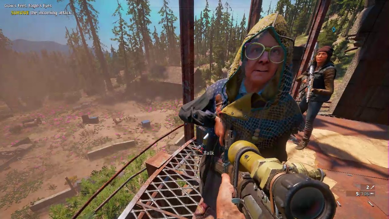 Far cry new dawn Crow's Feet Eagle's Eye (Side missions) - YouTube