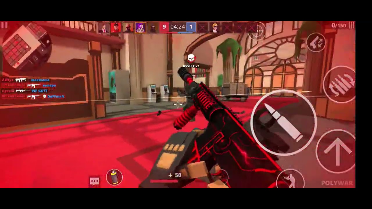 POLY WAR BUT I CAN ONLY USE M4A1 GUN (ORIGINAL AUDIO) - YouTube