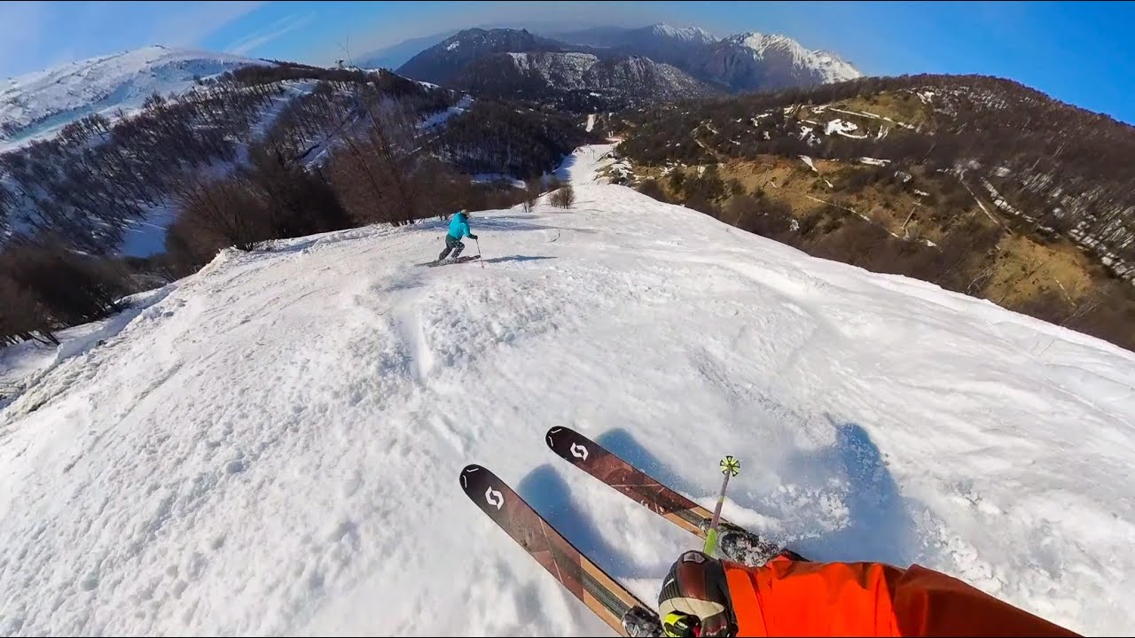 Skiing Carlitos Run at Cerro Catedral, Bariloche, Argentina - YouTube