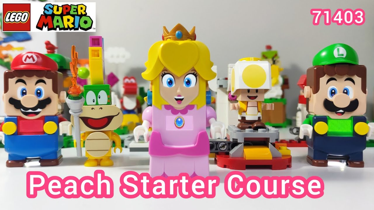 LEGO Super Mario Adventures with 71403 Peach Starter Course. How to ...