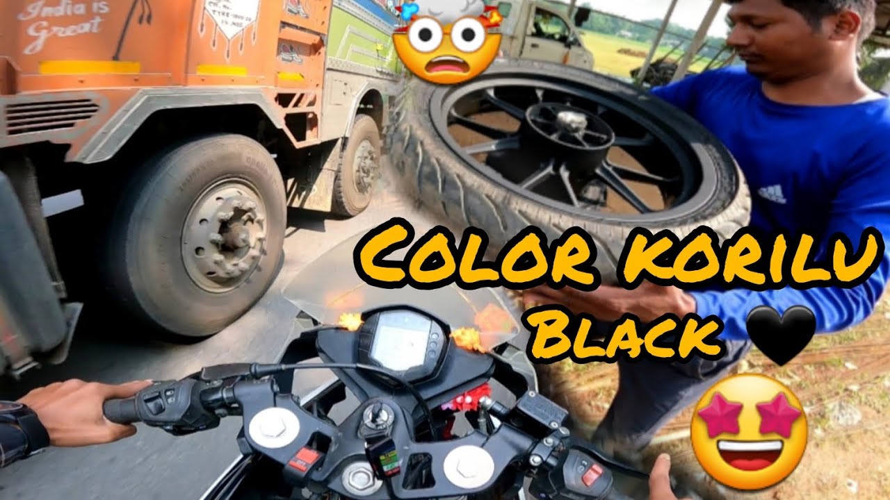 Wheel to Black 🖤 color korilu 🤗 | Debo's Vlogs - YouTube