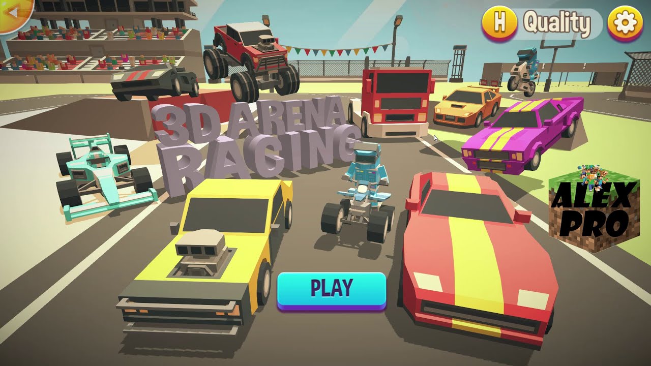 3D RACING ARENA - YouTube