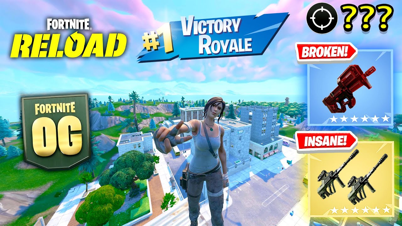 OG Fortnite Reload | 2 Mythic AUG In One Game & Exotic P90 | High Kill ...