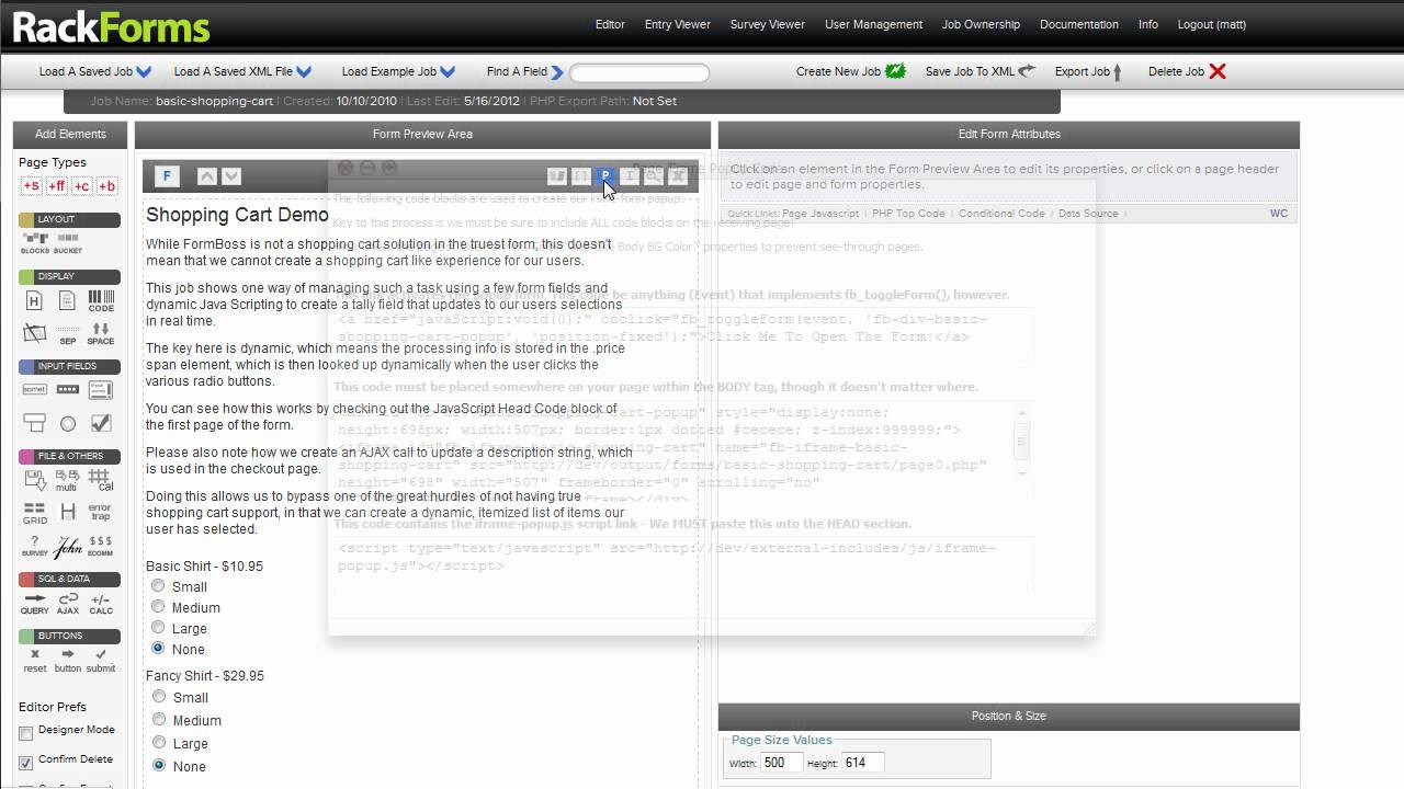 RackForms - Job Deployment - YouTube