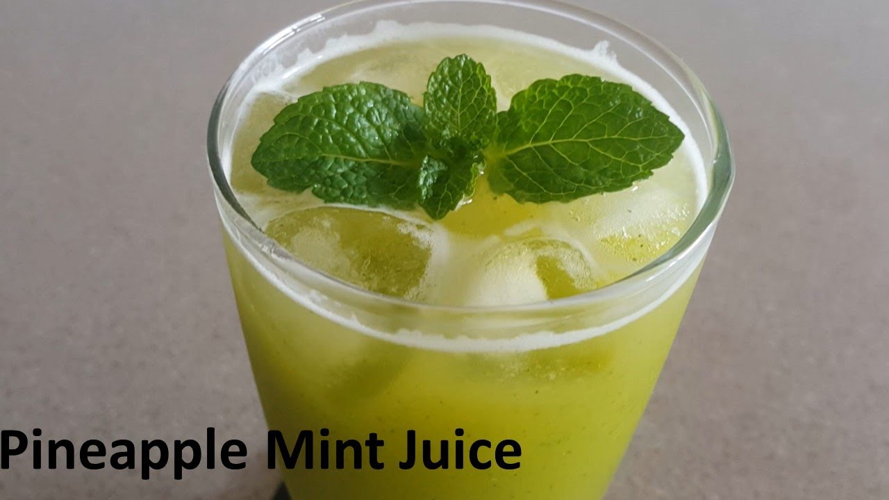 Pineapple mint juice | Pineapple mint juice recipe | Refreshing summer ...