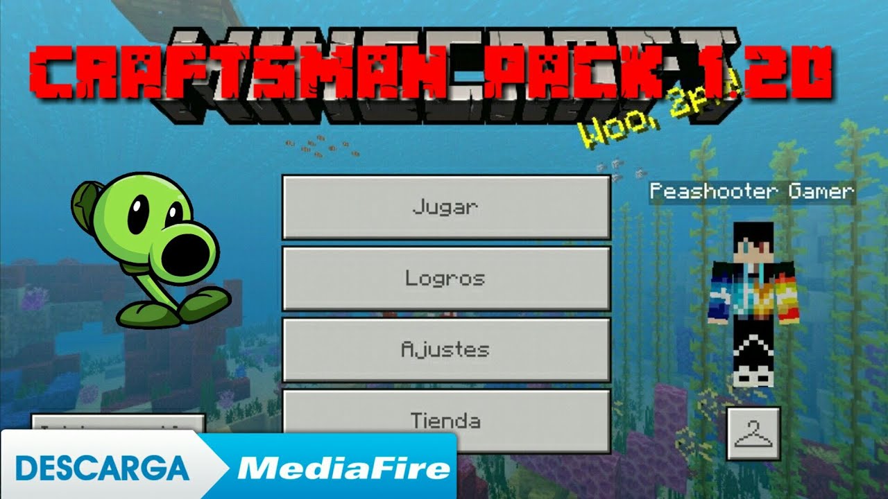 Craftsman Pack 1.20.Link Mediafire - YouTube