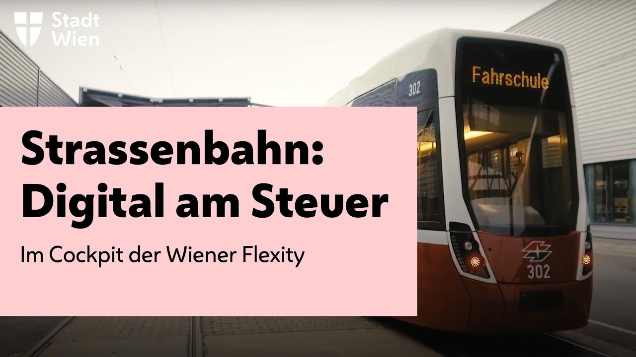 Im Cockpit: Flexity - Neue Straßenbahn der Wiener Linien - YouTube