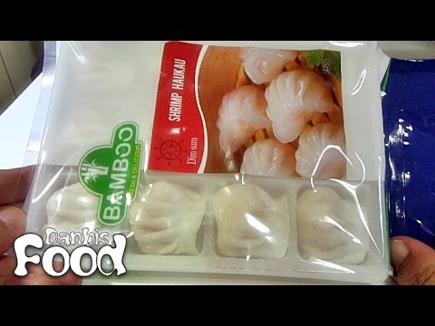 새우 하카우 딤섬 Bamboo Shrimp Hakau 이마트 만두 요리 구입 시식기 - YouTube