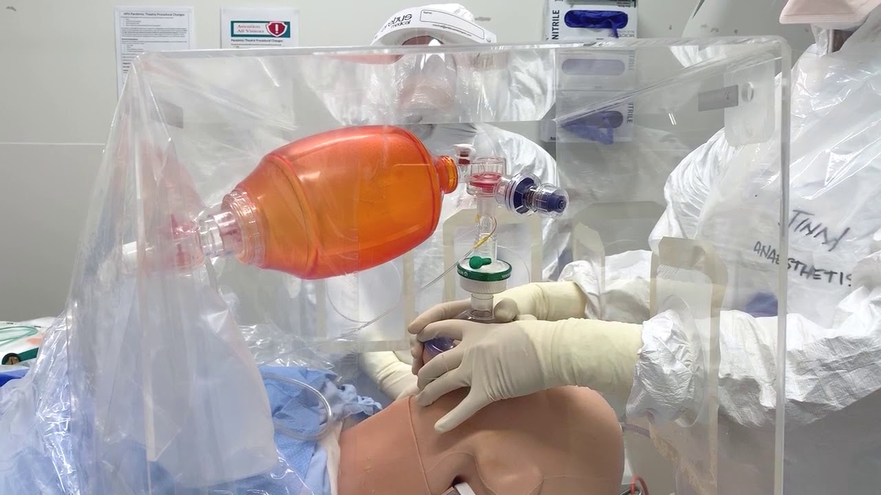 Erebus Motorsport Negative Pressure Box Intubation in Full PPE - YouTube