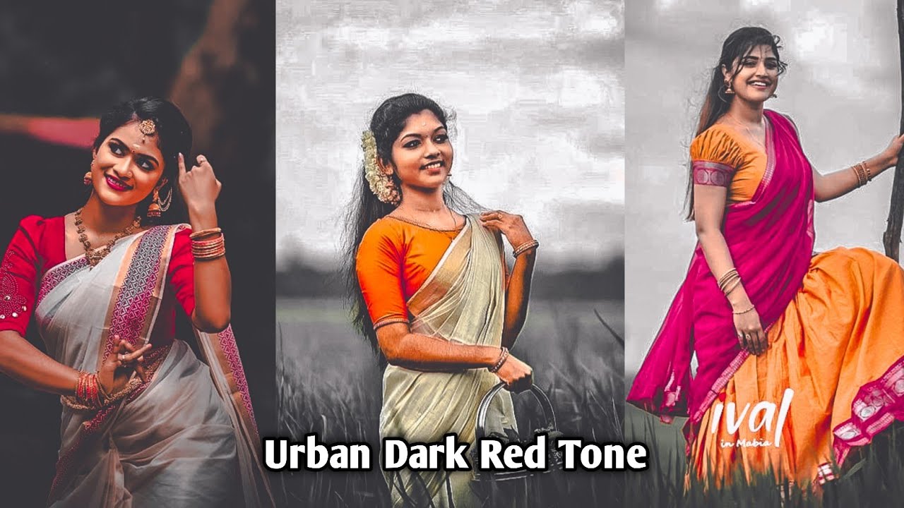 Urban Dark Red Tone Photo Editing lightroom presets 2023 | 2023 New ...