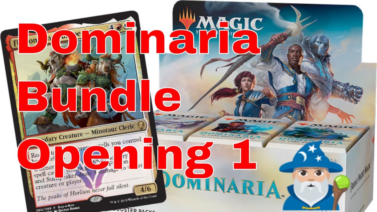 MTG Dominaria Bundle Pack Opening #1 Pluss Giveaway insside!!! - YouTube