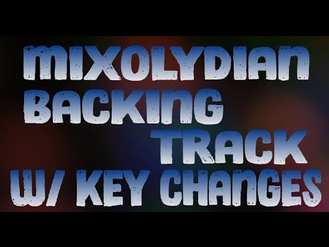 Mixolydian Backing Track w/ Key Changes ~ Keys D and A - YouTube