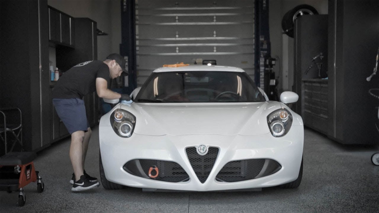 Alfa Romeo 4C Ceramic Coating - Is it a RARE Miniature Supercar? - YouTube