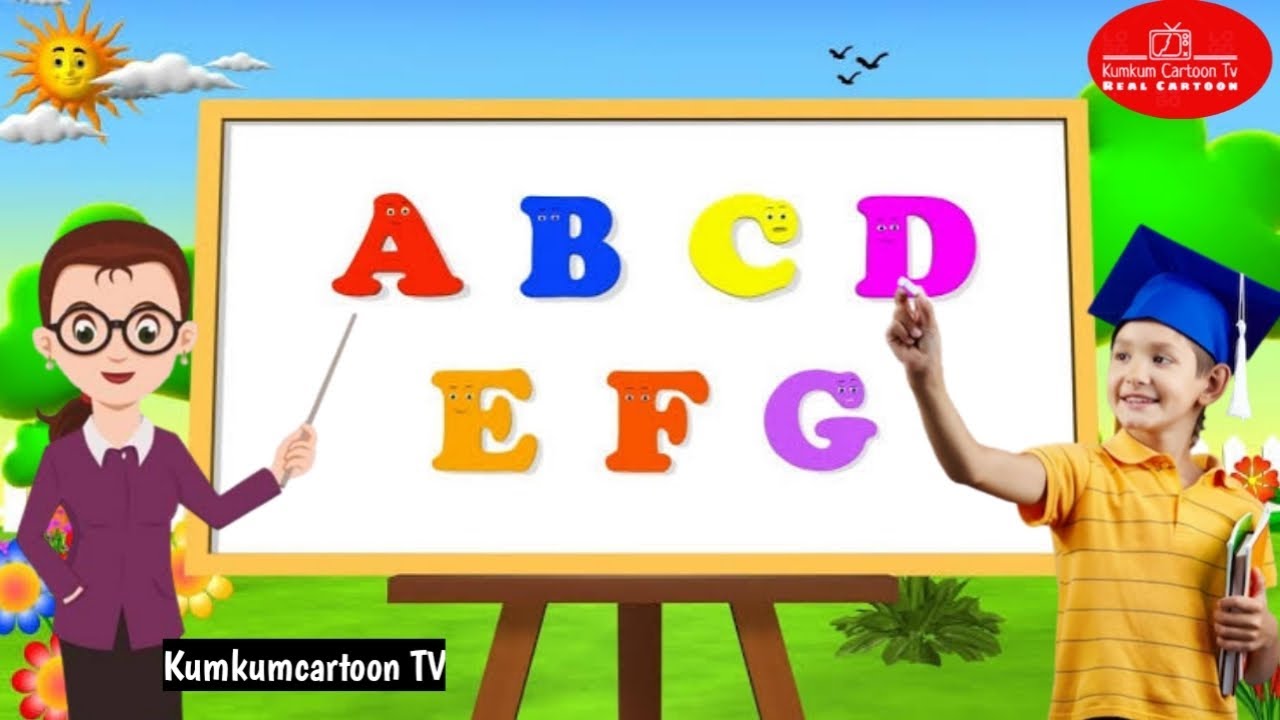 ABCD new cartoon kids | ABCD song, alphabet for kids with cartoon ...