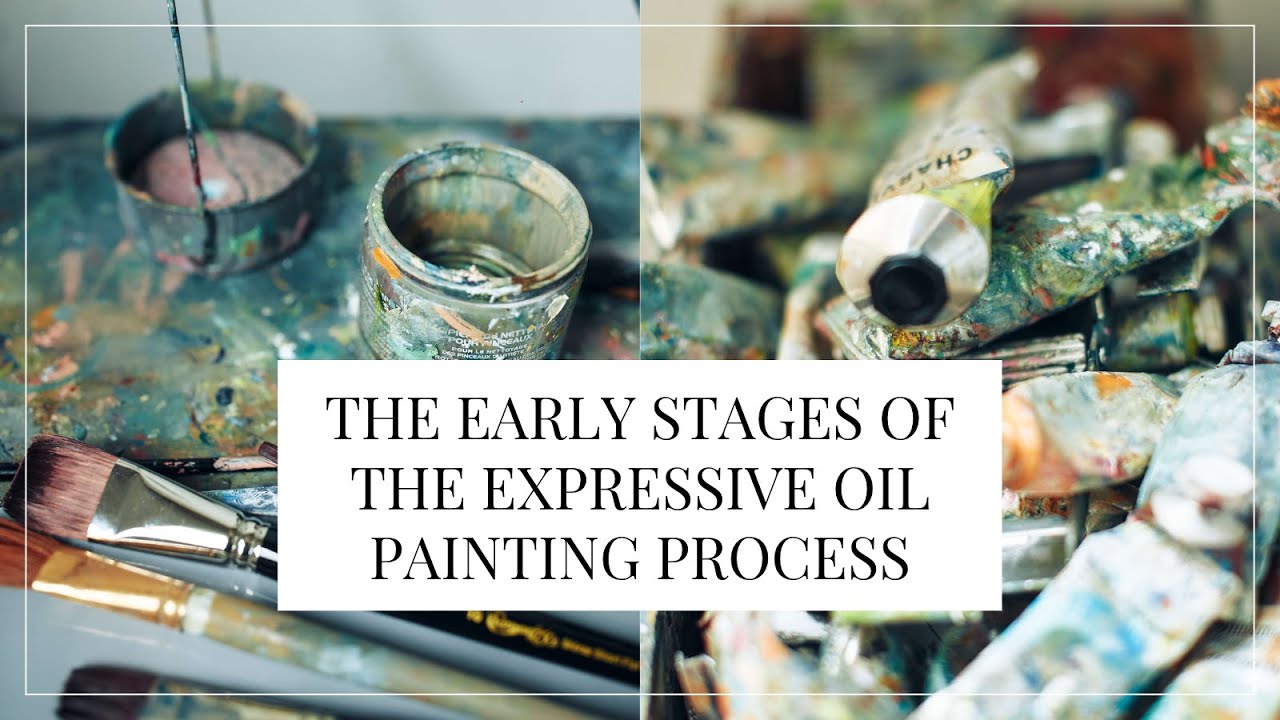 Beginning Steps to Starting My Interior Oil Paintings | Full Process ...