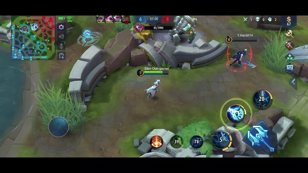 Sam Oun Kh Gaming Play Youtube 1513