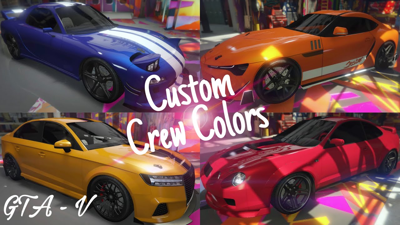 Custom Crew Colors #13 - GTA V - YouTube