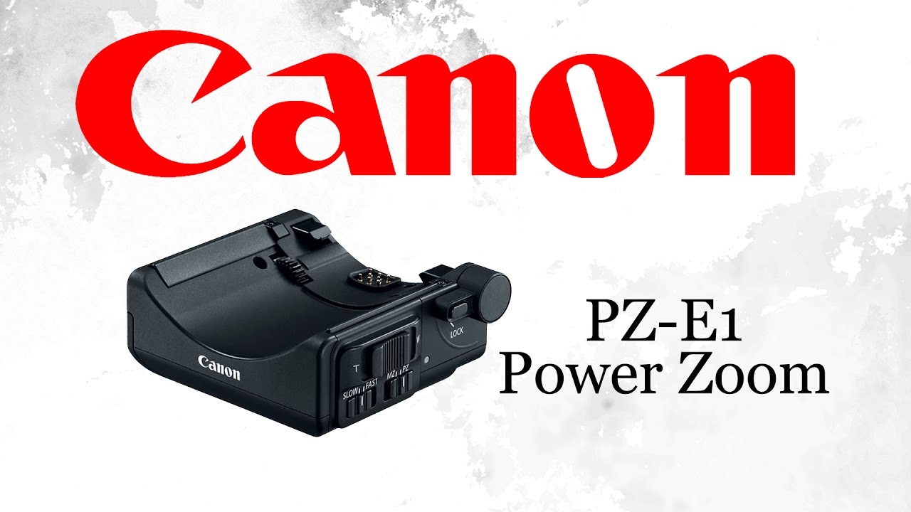 Cinematic Zooms with a Canon DSLR Lens: Canon PZ-E1 Zoom Adapter - YouTube