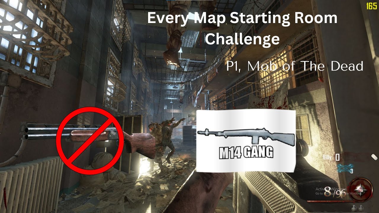 Starting Room Challenge on Every Map: Part 1, Mob of The Dead - YouTube