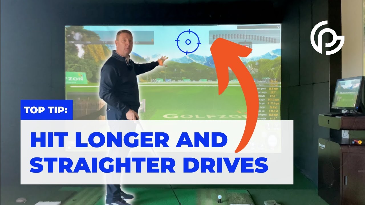 Golf Tip: How to Hit LONGER and STRAIGHTER DRIVES - YouTube