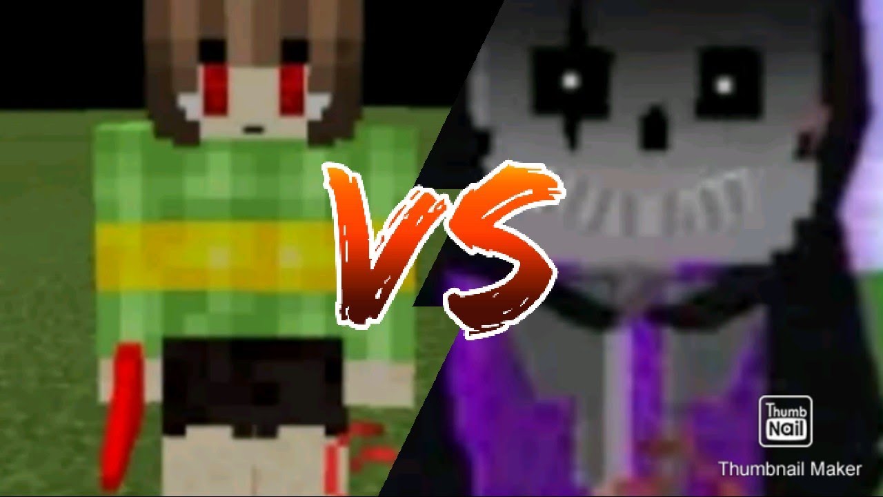 God chara vs epic sans - YouTube