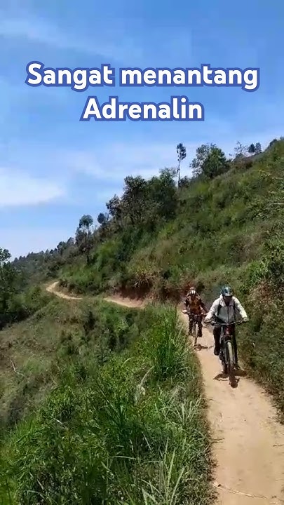 Gowes jalur full tanjakan extreme sangat menantang - YouTube