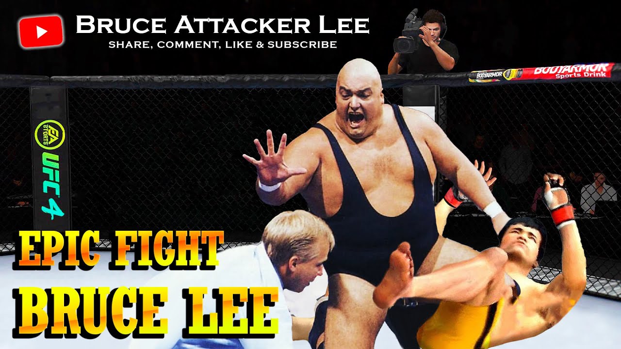 UFC4 Bruce Lee vs King Kong Bundy EA Sports UFC 4 PS5 - YouTube