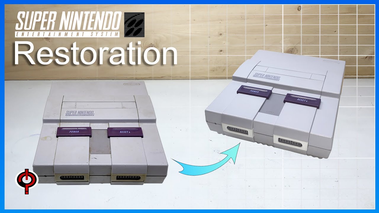 Nintendo SNES restoration - Kineticwinds - YouTube