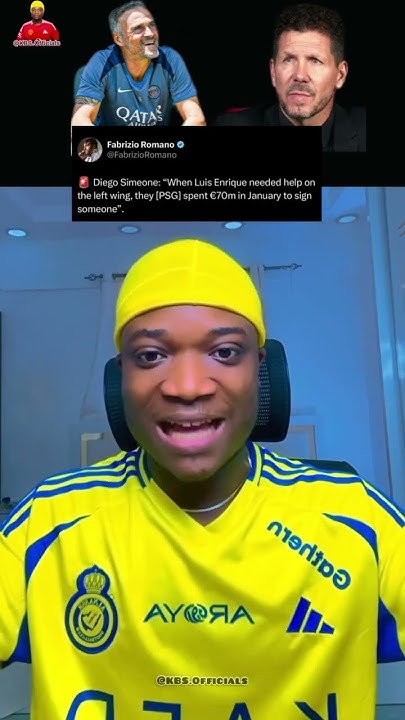 Diego simeone reveals the reason why PSG defeated them 4-0 in CWC #shorts #psg #atleticomadrid ...