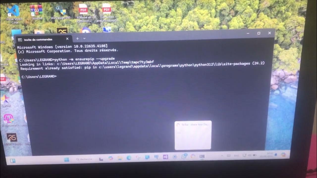 Comment installer les Package python à partir de l’invite de commande - YouTube