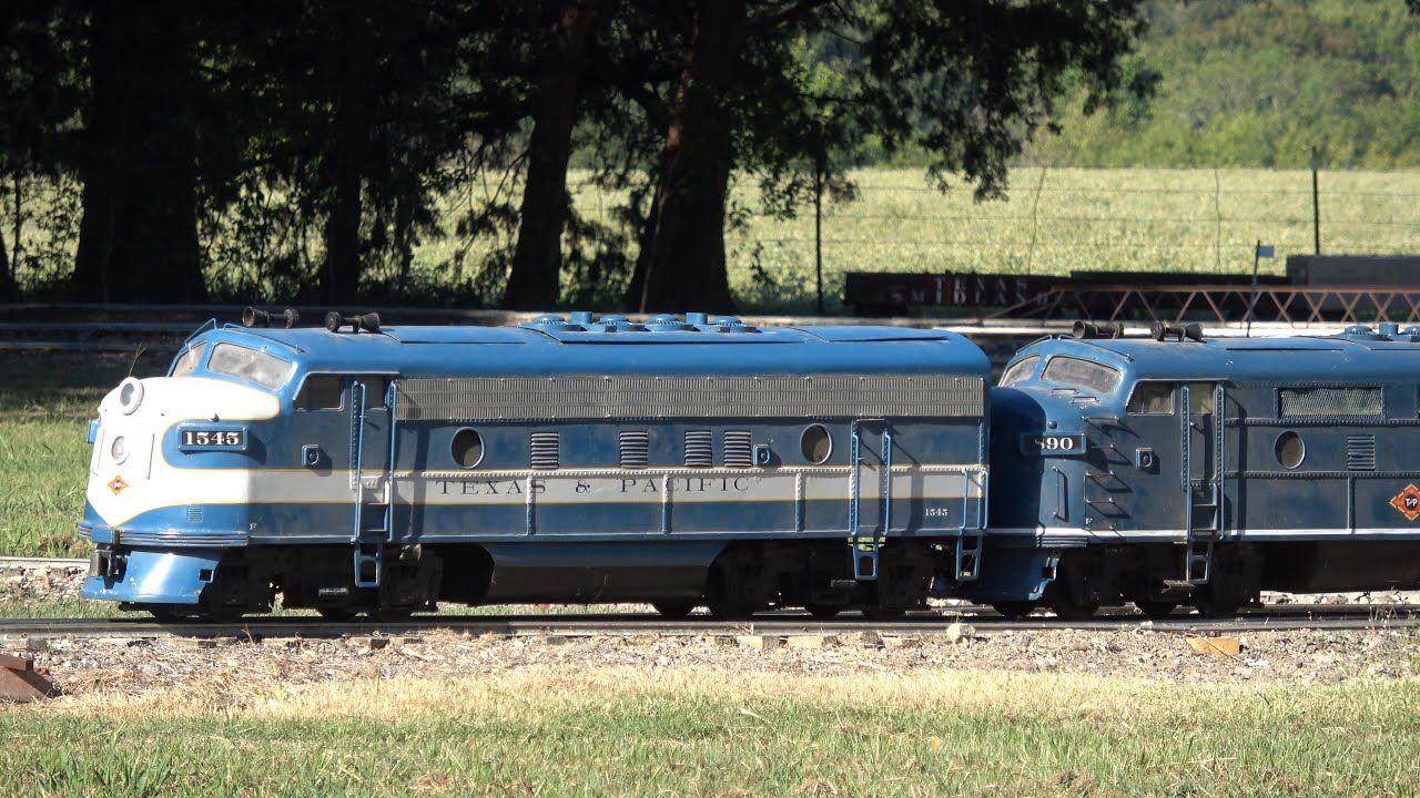 Ables Springs & North Texas RR Train Operations Pt 2 4K - YouTube