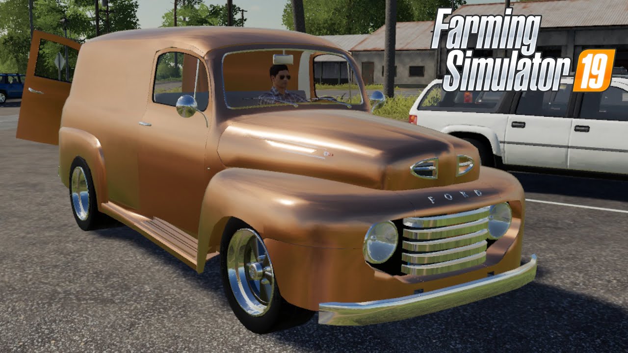 FS19 - 1948 Ford F1 PANEL VAN - NEW CAR MOD for Farming Simulator 2019 ...