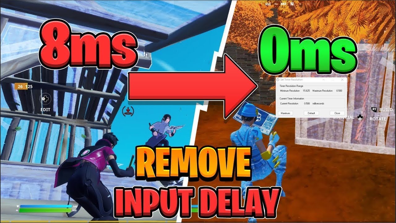 How To Get 0 Delay On Fortnite (PC) - YouTube