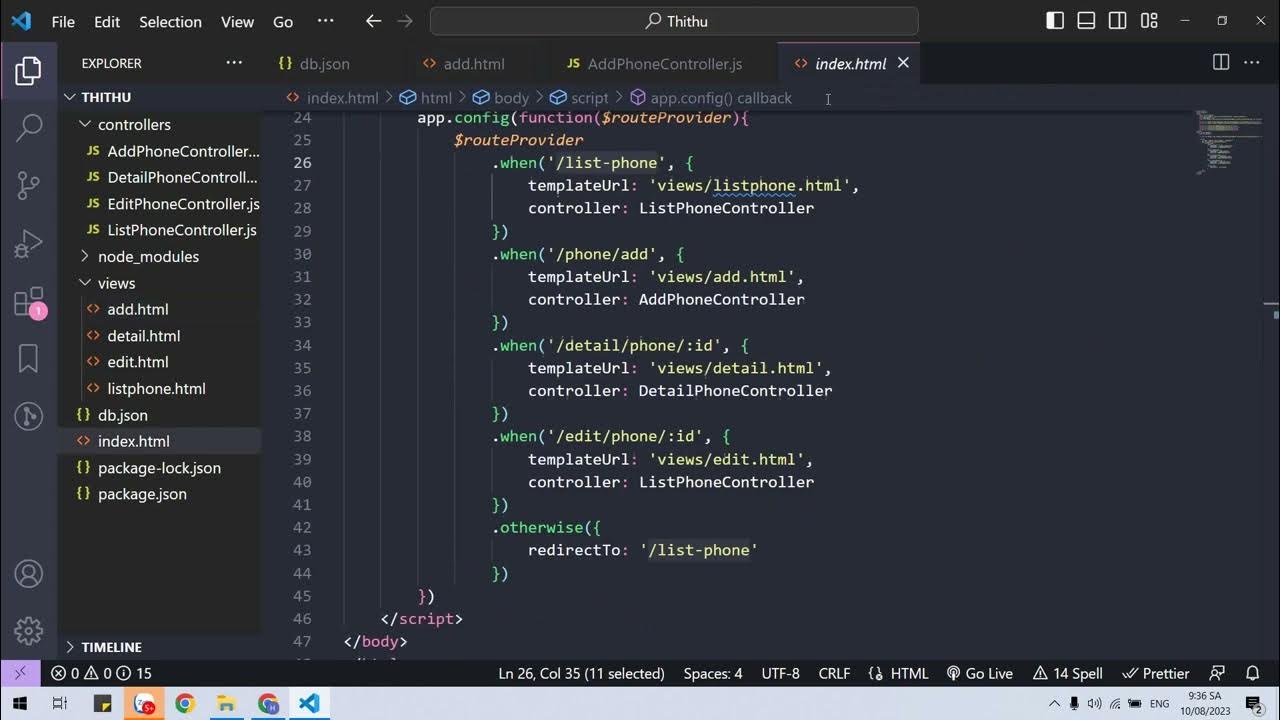 WEB207_Part2_ Thi thử - YouTube