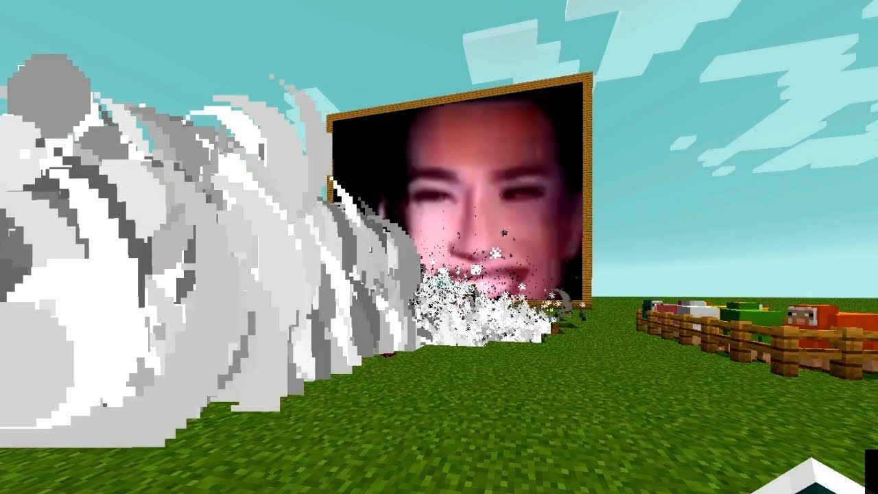 Blowing up James Charles in Minecraft - YouTube