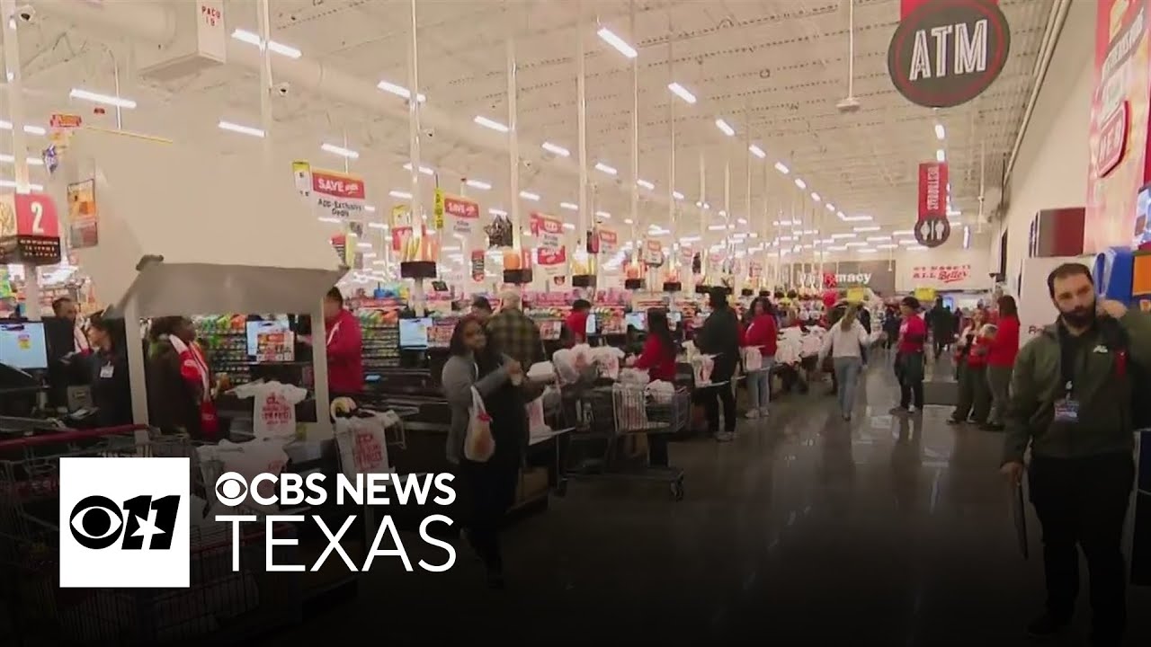 H-E-B grand opening held in Forney - YouTube