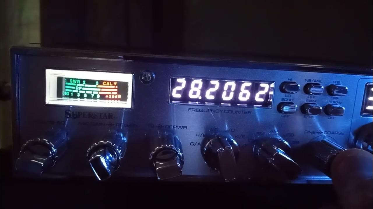 SuperStar SS 158VDX CW mode - YouTube