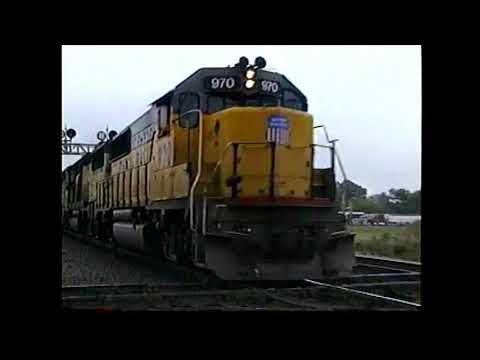 UP GP50 970 HOXIE, AR 7-28-1996 - YouTube