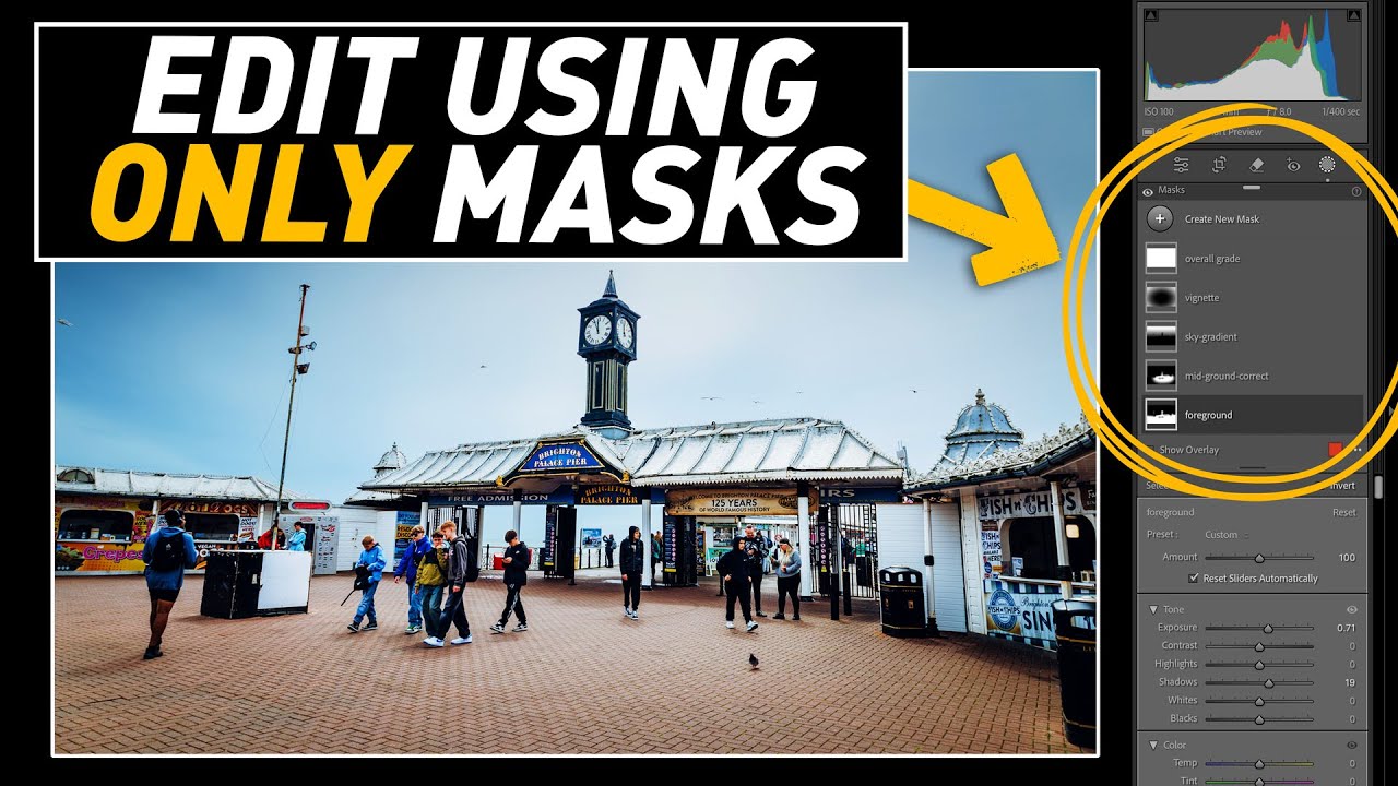 Edit in Layers in Lightroom! Edit your photos using only Masks! - YouTube