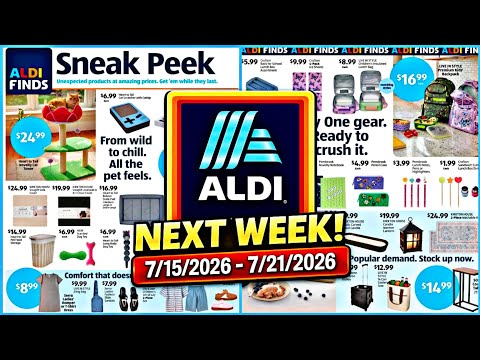 ALDI SNEAK PEEK AD 7/15/2026 - 7/21/2026