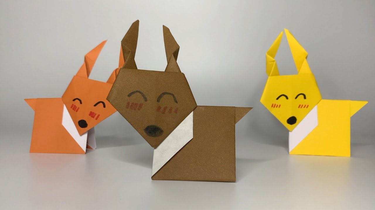 Origami Christmas Reindeer - How to make a paper Christmas Reindeer ...