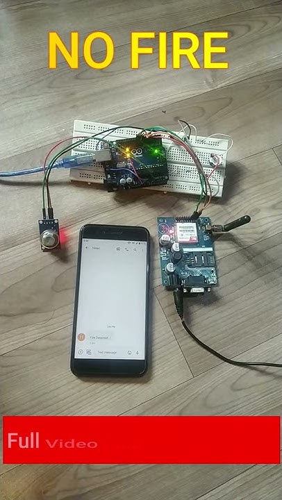 GSM Based Fire Alert System Using Arduino #Shorts #gsm #arduino - YouTube