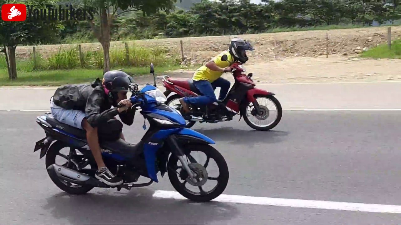 Suzuki VIVA R Vs Yamaha CRIPTON 115 Vs VICTORY Advance Vs HONDA wave ...