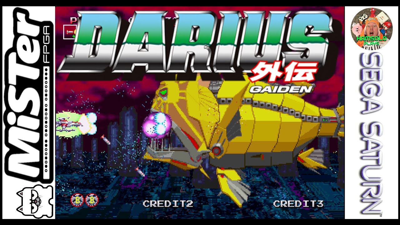 Darius Gaiden (MiSTer FPGA / Sega Saturn / srg320_) 1440p 60fps - YouTube