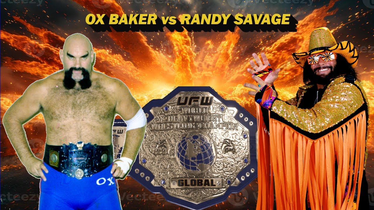 UFW - OX Baker vs Slim Jim Macho Man Randy Savage - For the UFW Global Championship - #wwe2k24 ...