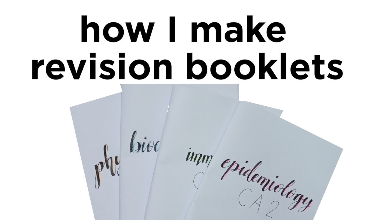HOW I MAKE REVISION BOOKLETS Victoriactual YouTube how-i-make-revision-booklets-victoriactual-youtube
