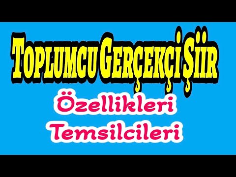 Toplumcu Gerçekçi Şiir Anlayış Nedir Özellikleri Temsilcileri Edebiyat Konu Anlatım AYT Nazım Hikmet